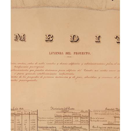 Plano de los alrededores de Barcelona y proyecto de reforma y ensanche ...