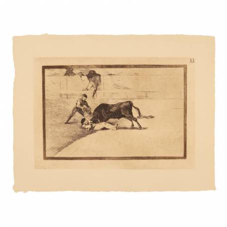 La desgraciada muerte de Pepe Illo en la plaza de Madrid (Tauromaquia Nº33)