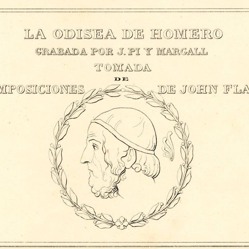 Portada. La Odisea de Homero