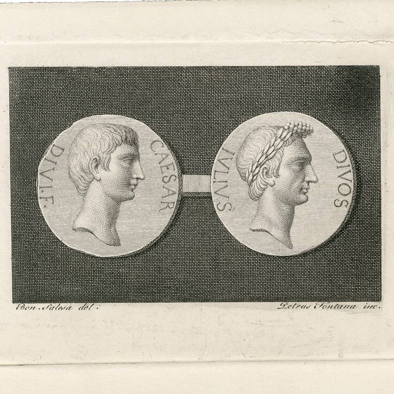Medalla de Julio César y Octavio