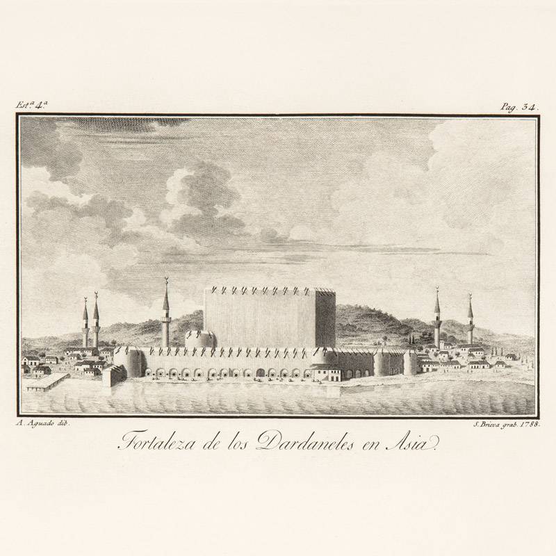 Fortaleza de los Dardanelos en Asia
