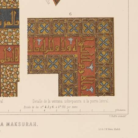 Details of the façade of the maksurah